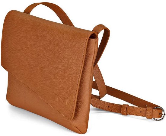 NATHAN BAUME Cross Body Tas N City Ascot Leder Cognac | bol.com