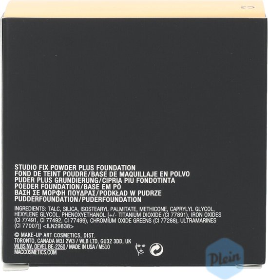 MAC Cosmetics Studio Fix Powder Plus Foundation C3 15 gr | bol.com