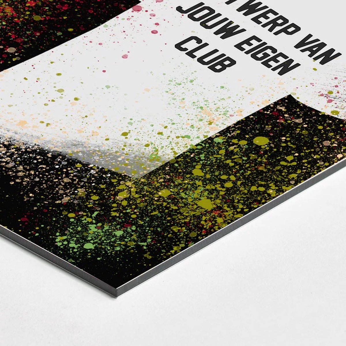 Feyenoord - Poster - Schilderij - Voetbal Shirt Op Dibond 70 x 90 cm ...