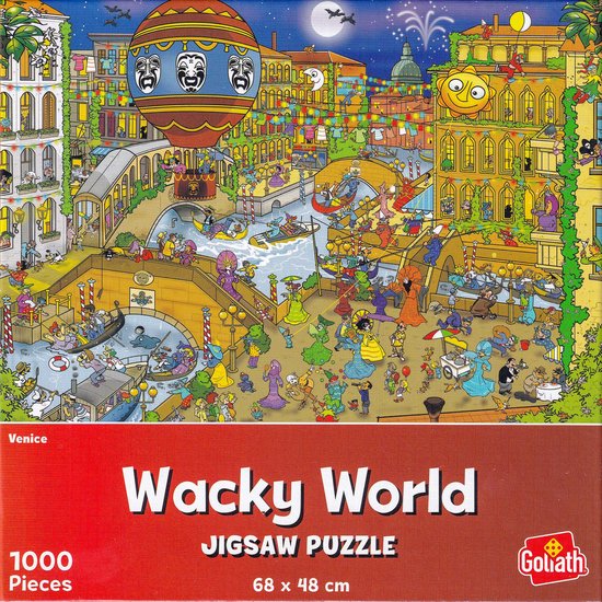 Goliath Wacky World PUZZEL Venice 1000 stukjes | bol