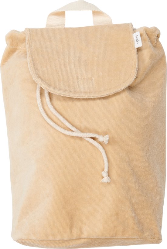 Koeka Baby rugzak Oddi - corduroy - beige | bol.com