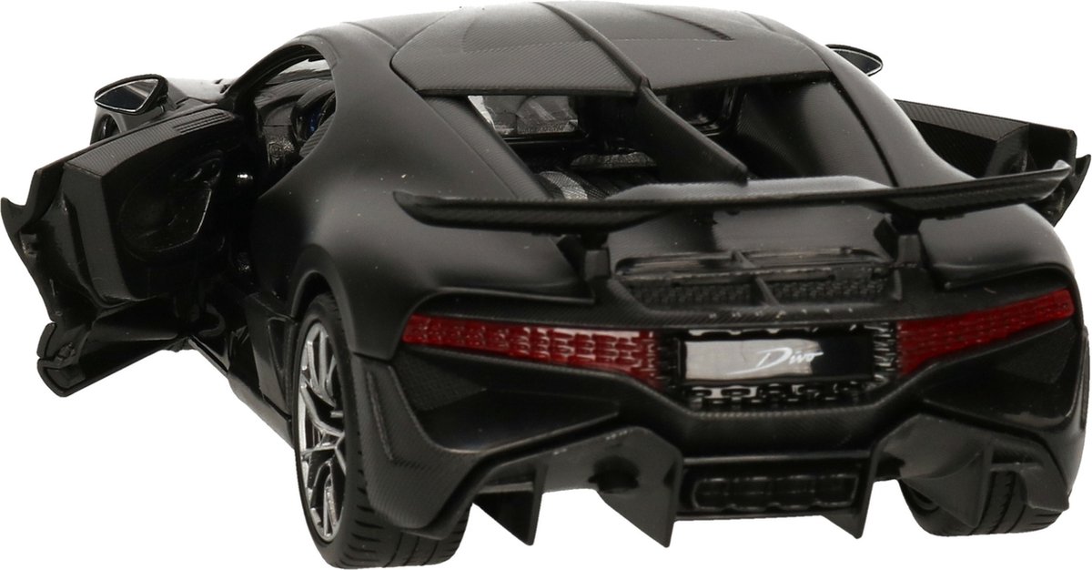 Maisto Modelauto - Bugatti Divo Special Edition - matzwart - 19 x 8 x 5 cm | bol.com