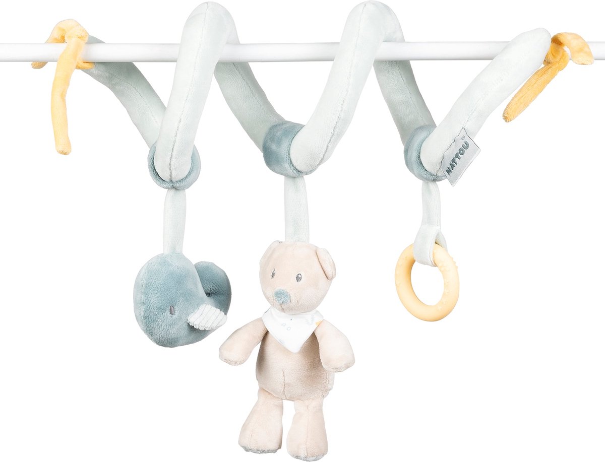 Nattou Baby Spiraal - Romeo, Jules en Sally - Lichtgroen | bol.com