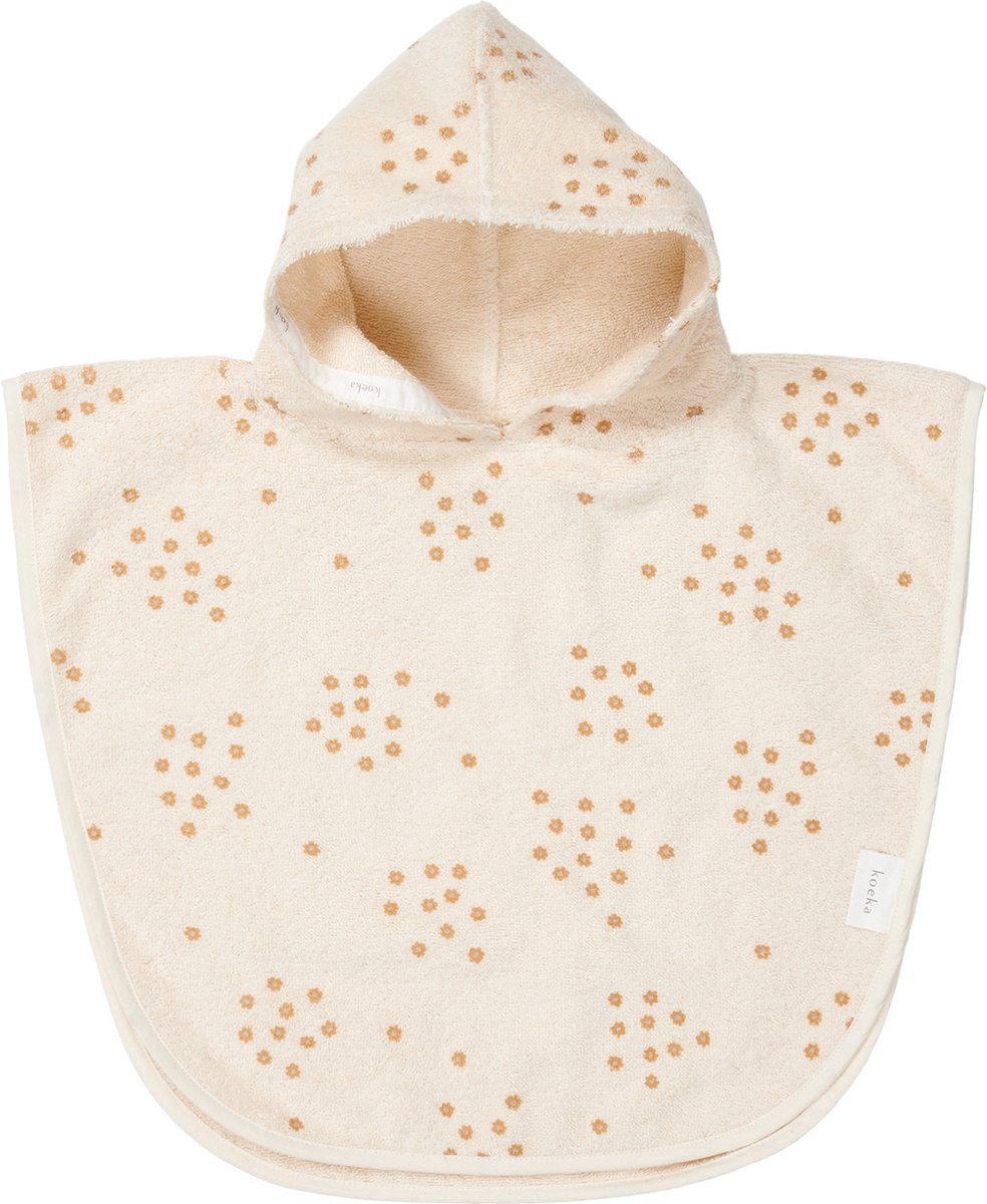 Koeka baby badponcho Flower Crown - 86/92 - biologisch katoen ...