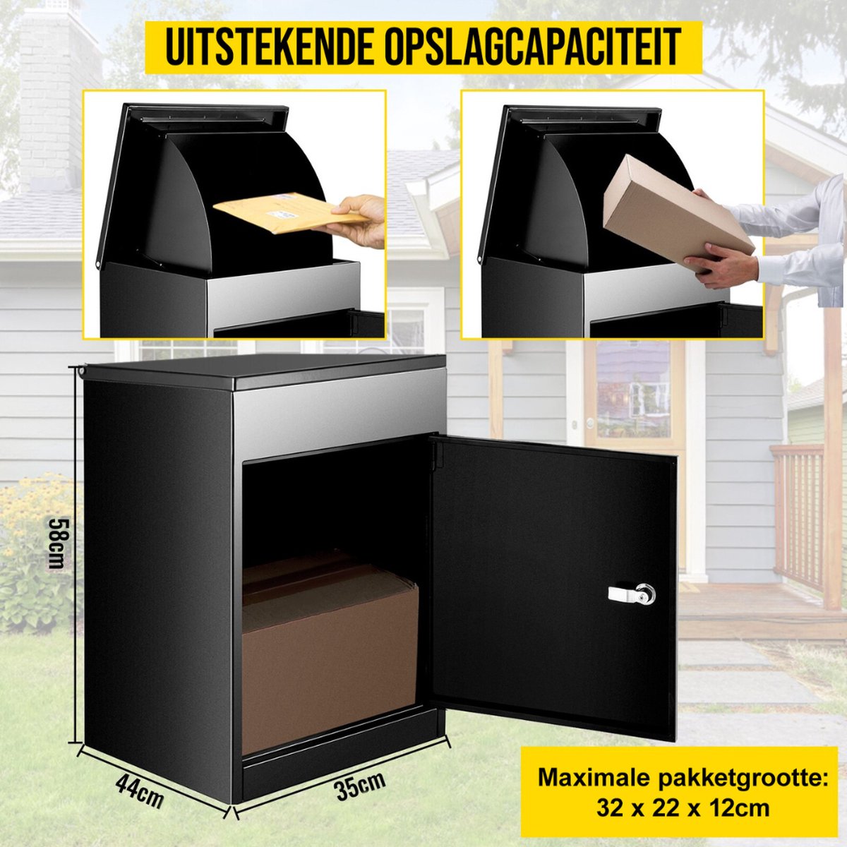 Bolture Pakketbox - Achteruitname Pakketbrievenbus - Dropbox voor ...