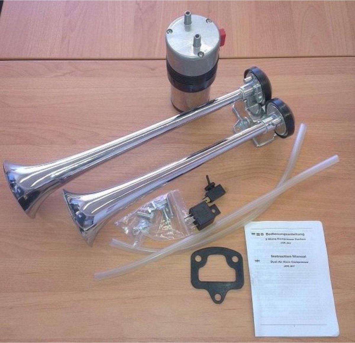 luchthoorn 12 volt 2-tonig | bol.com