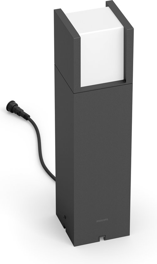 Philips LED Arbour sokkellamp voor buiten - laagspanning - antraciet ...