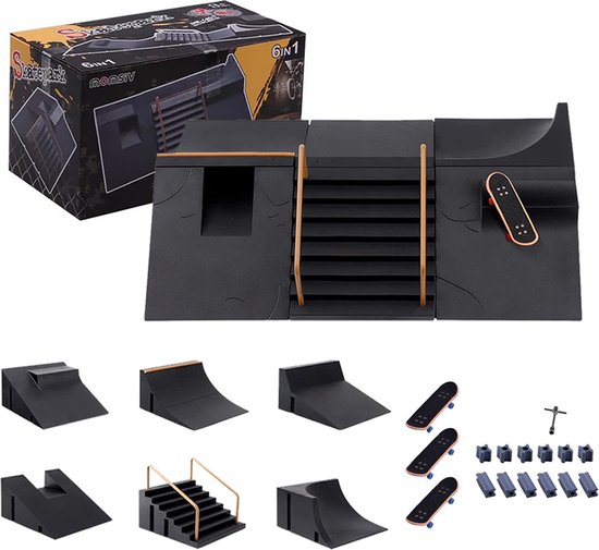 Tovado Fingerboard Skatepark - Fingerboard - Fingerboard Ramps- Tech Deck - Skateboard... | bol.com