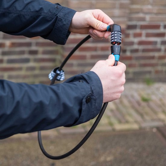 BBB Cycling Fietsslot Cijferslot - Kabelslot Fiets Cijferslot - Zwart - 10 mm x 100 cm... | bol