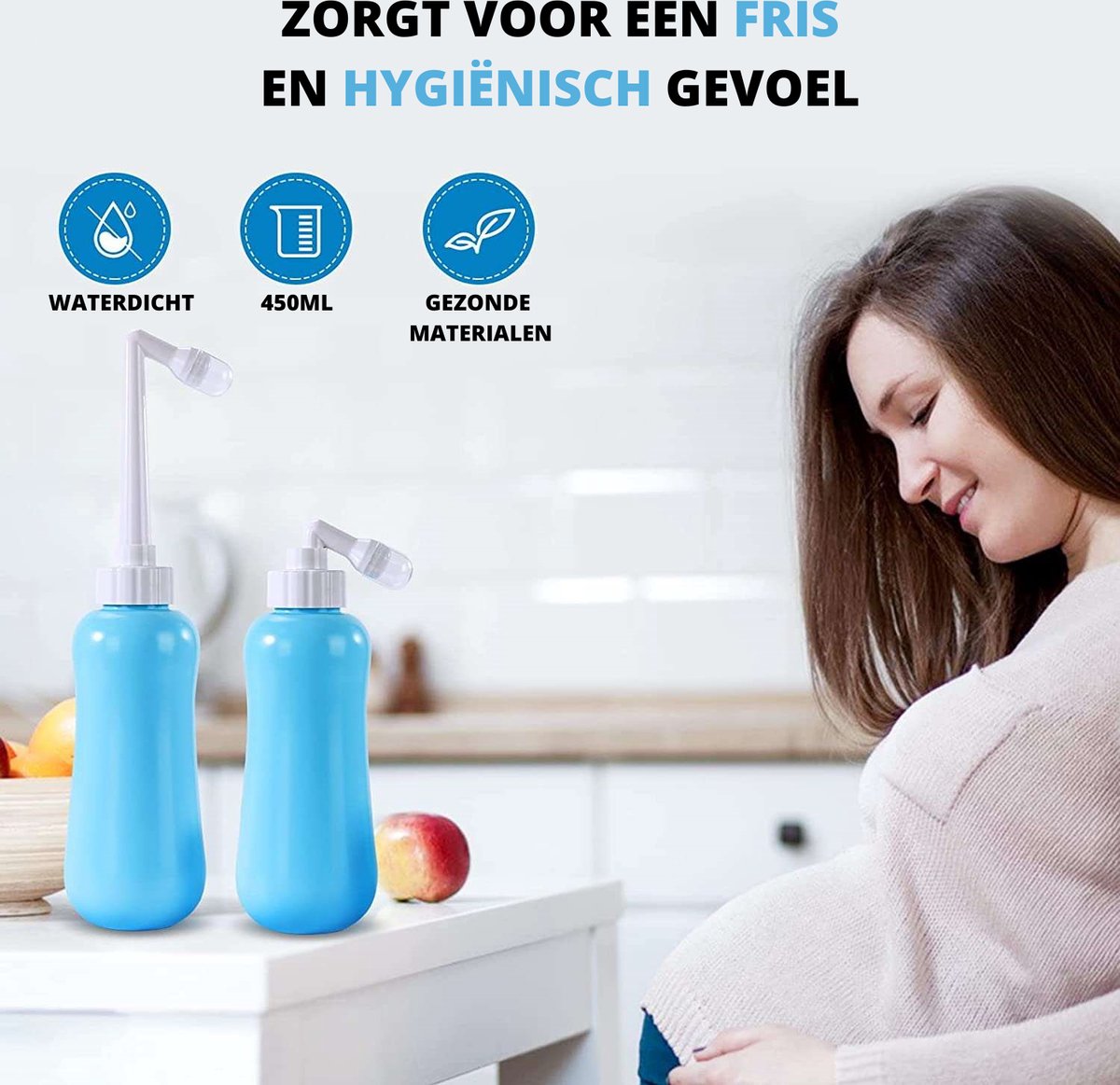Peri Bottle - Postpartum Care - Bidet - Mobiele Bidet - Draagbare Bidet ...