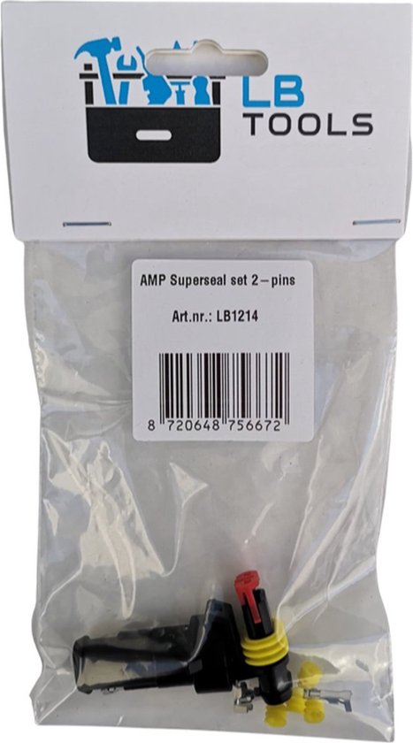 LB Tools AMP Superseal connector 2-pins set | bol