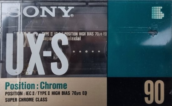 Sony UX-S 90 Type II Chrome Position Cassettebandje | bol