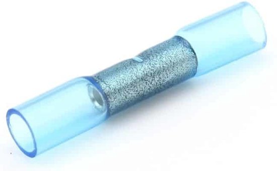 Ripca Parallel verbinder met krimpkous 1.5-2.5mm² blauw (Per stuk) | bol