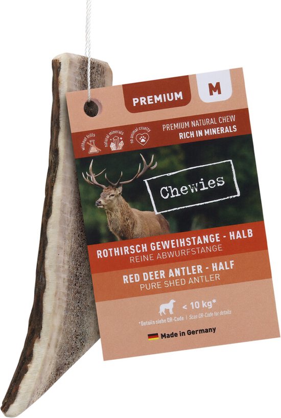 Chewies Edelherten Gewei Stang M Half 80 gr | bol