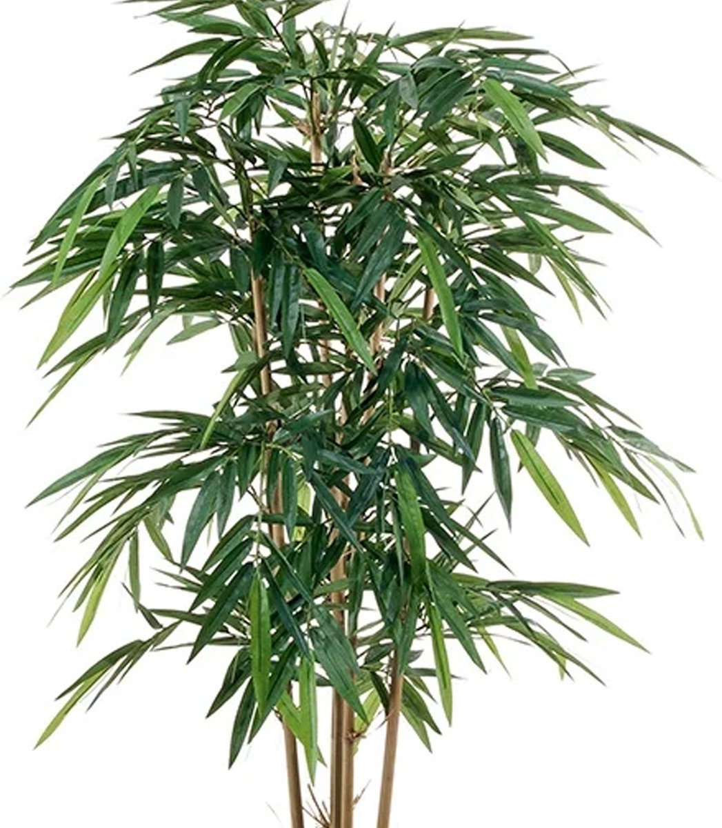 Louis Maes Bamboe kunstplant - 150cm - kunststof - tropische boom | bol