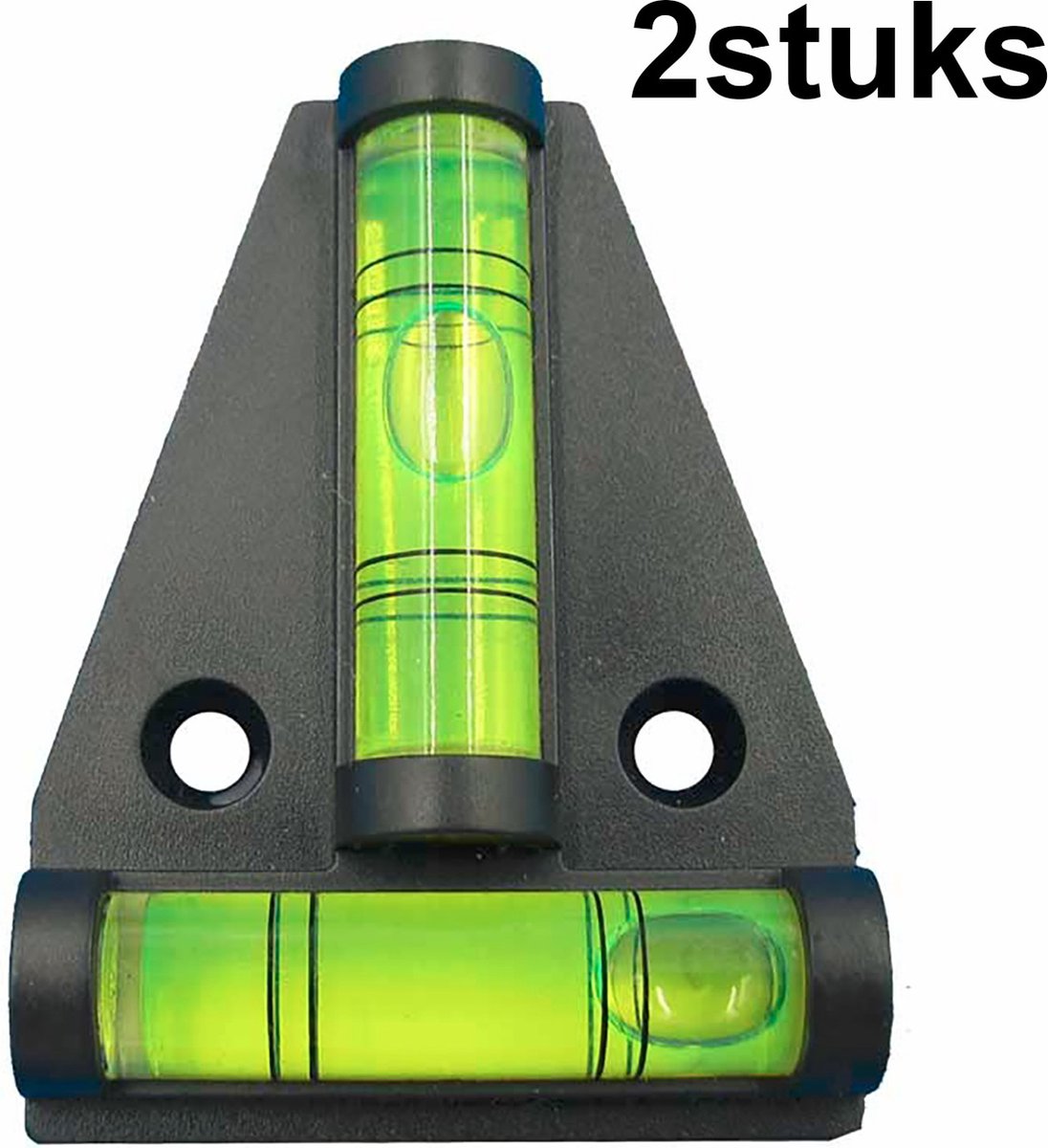 Waterpas - Kleine waterpas - Waterpas driehoek - Dubbele waterpas - 2 ...