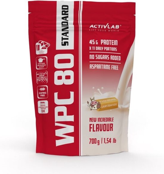 Activlab - Whey Protein WPC 80 Standard - 700g - Proteïne poeder - Melk ...