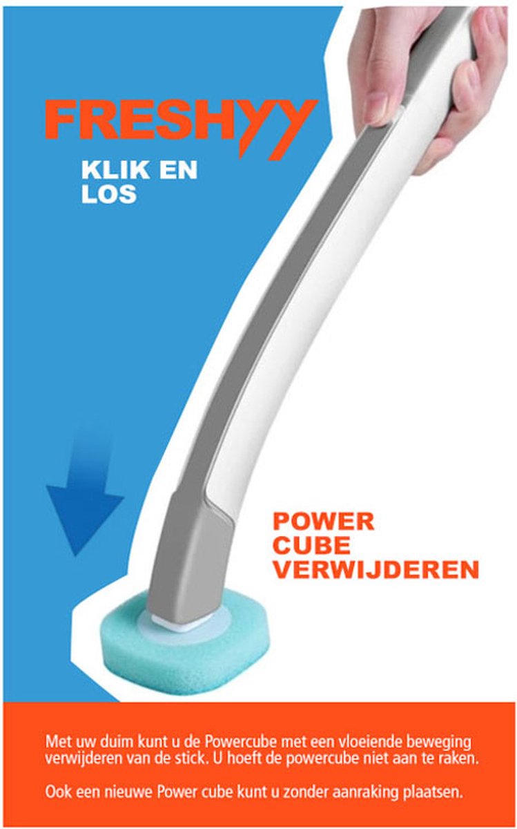 Freshyy Toiletborstel met houder – Gemakkelijk, Hygiënisch ...