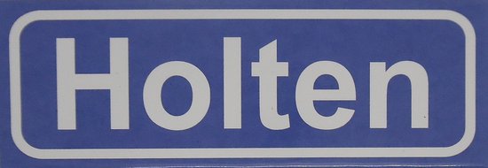 Koelkast magneet plaatsnaambord Holten. | bol