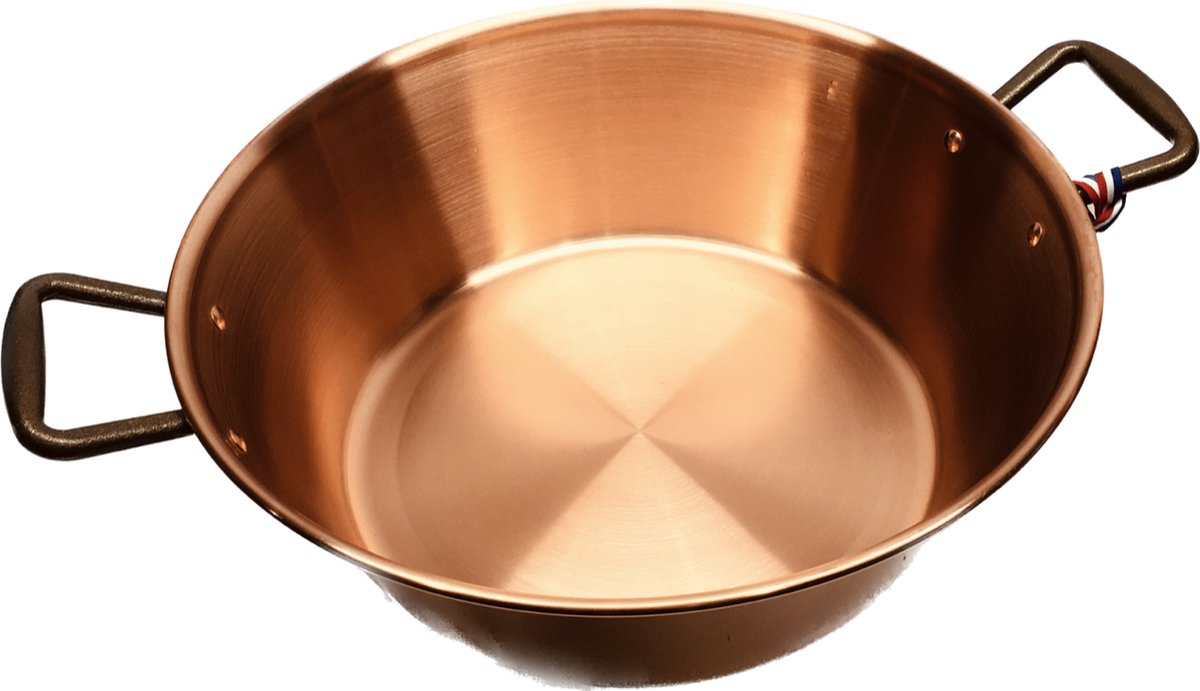 Koperen Confiturenpan 9L - Jampan 9 liter - Koperen pan 9 liter | bol