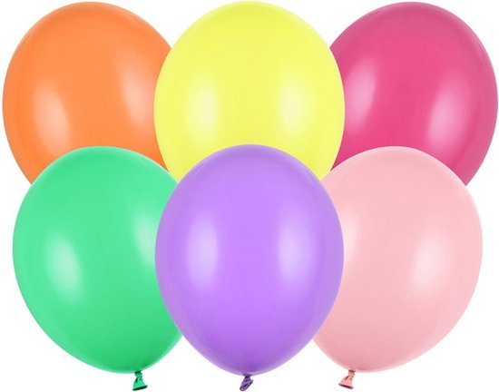 Zak ballonnen gekleurd 100 stuks 27cm | bol