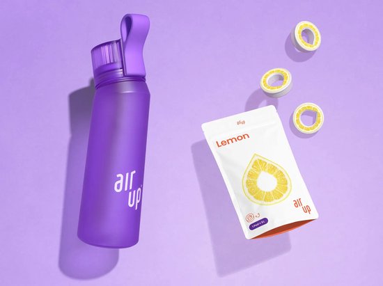 Air Up Drinkfles starterskit - Sunset Purple - Inclusief 3 pods ...