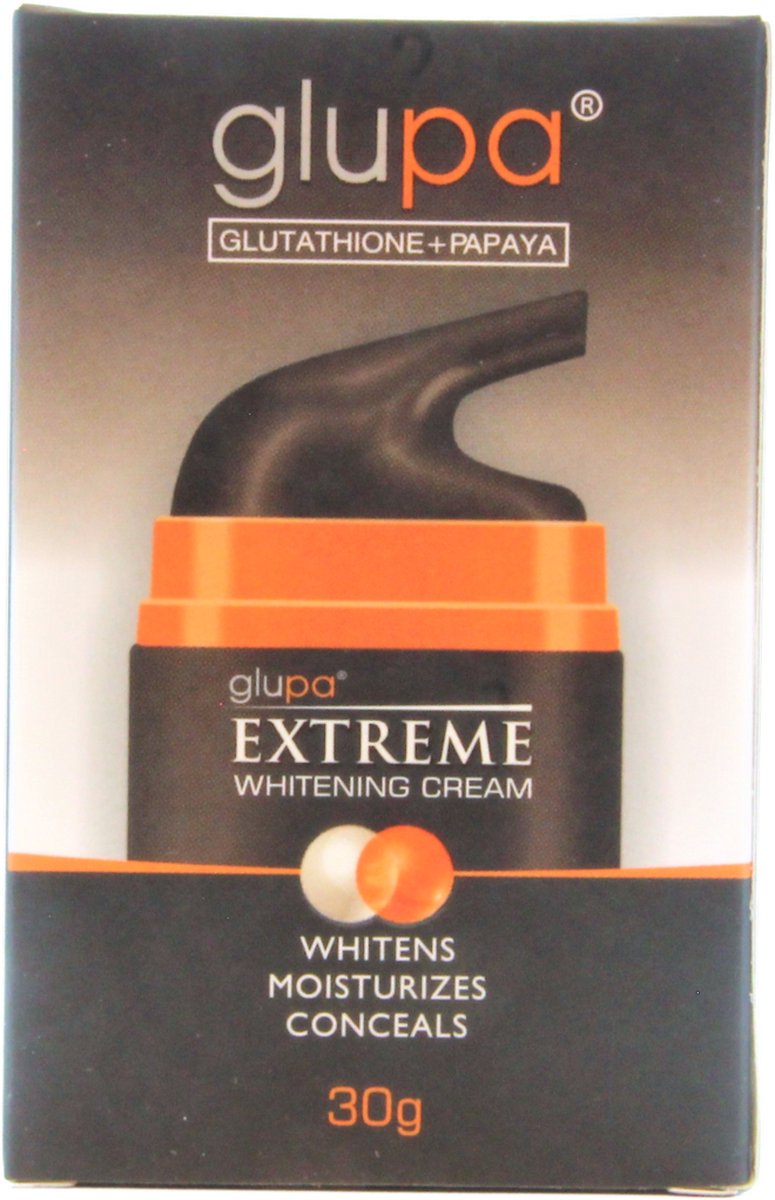 Glupa Extreme Whitening Cream met Glutathione en Papaya, 30 gram | bol