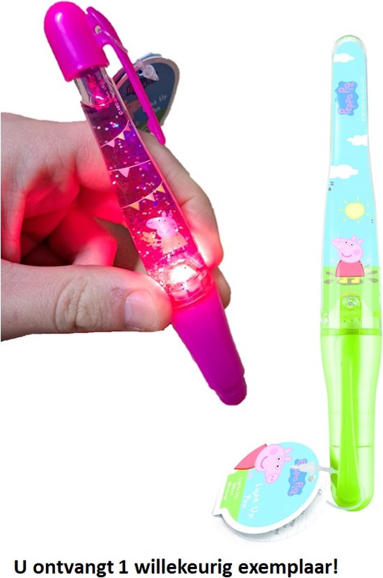 Peppa Pig pen met licht - 1 exemplaar - Balpen - Voor school - Thuis | bol