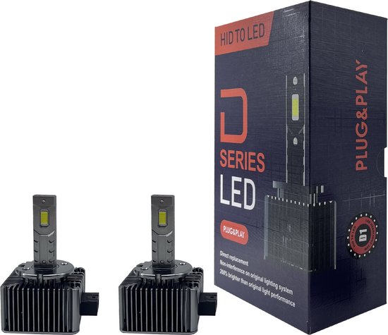 XEOD - LED D1S Vervangingslampen - Plug & Play - Canbus 300% extra ...
