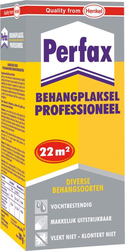 20x Perfax Behanglijm Professioneel 200 gr | bol