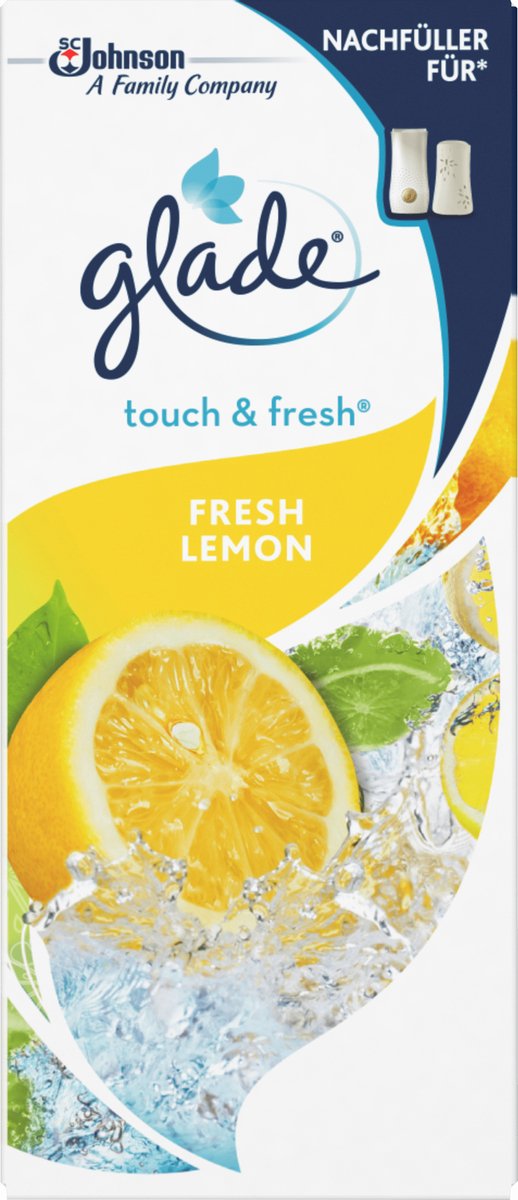 Glade Luchtverfrisser Touch & Fresh Lemon navulling, 10 ml | bol.com