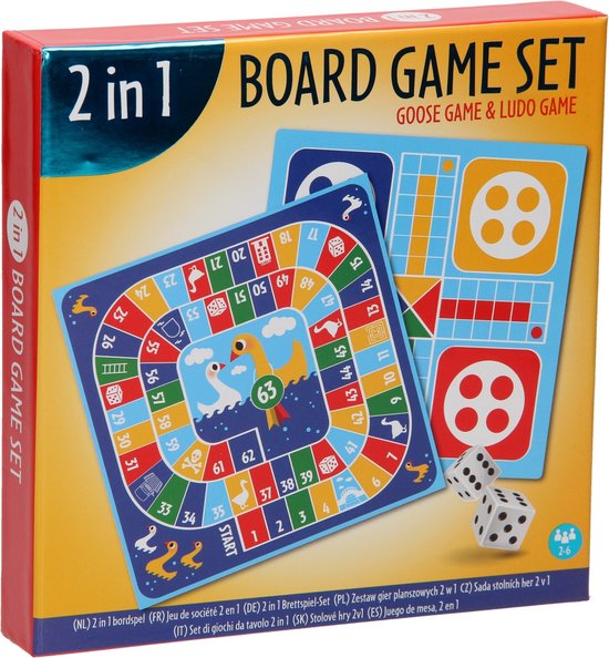 Kinderspel Ludo/Ganzenbord 2in1 | Games | bol