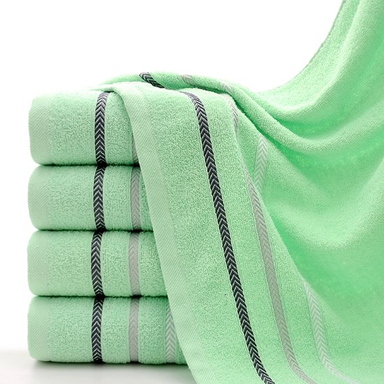 Bedtime Badhandoek set(4stuks) -Groen/Zacht en duurzaam/luxe ...