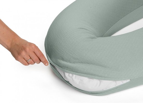 Doomoo Softy Tetra Jersey Green Voedingskussenhoes SC S33 | bol.com