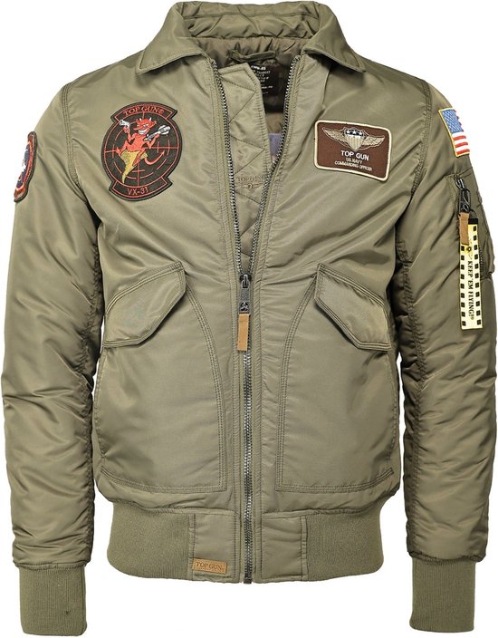 Bomber jacket from the film Original TOP GUN patches | bol.com