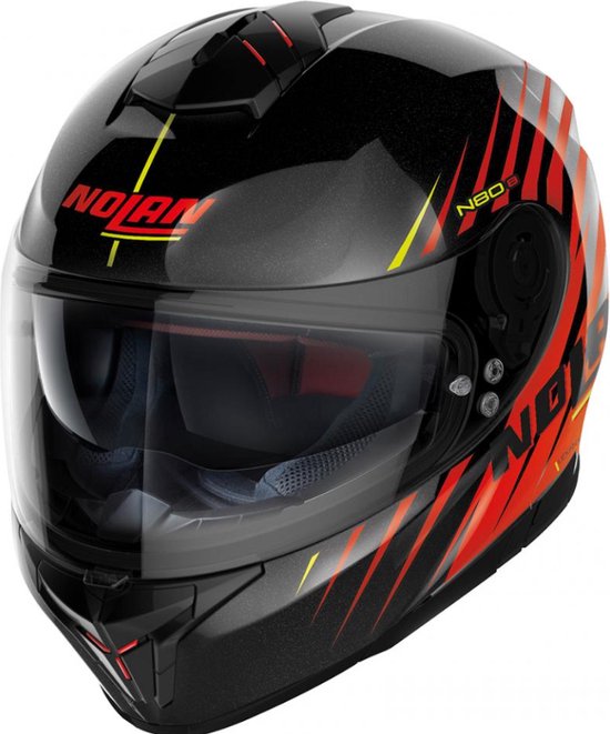 Nolan N80-8 Kosmos 65 Metal Zwart Integraalhelm XXL | bol.com