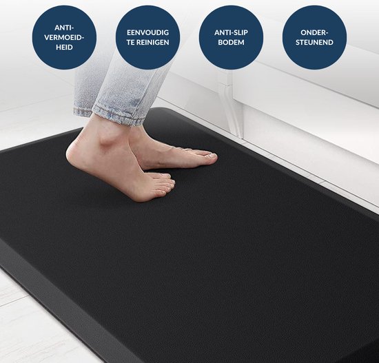 SensaHome - Luxe Ondersteunende Anti-slip Mat - Vloermat - Voor Keuken ...