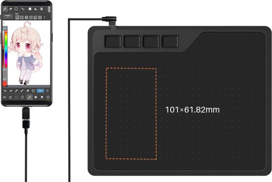 Tekentablet Kinderen & Volwassenen - Grafische tablet - Digitaal ...