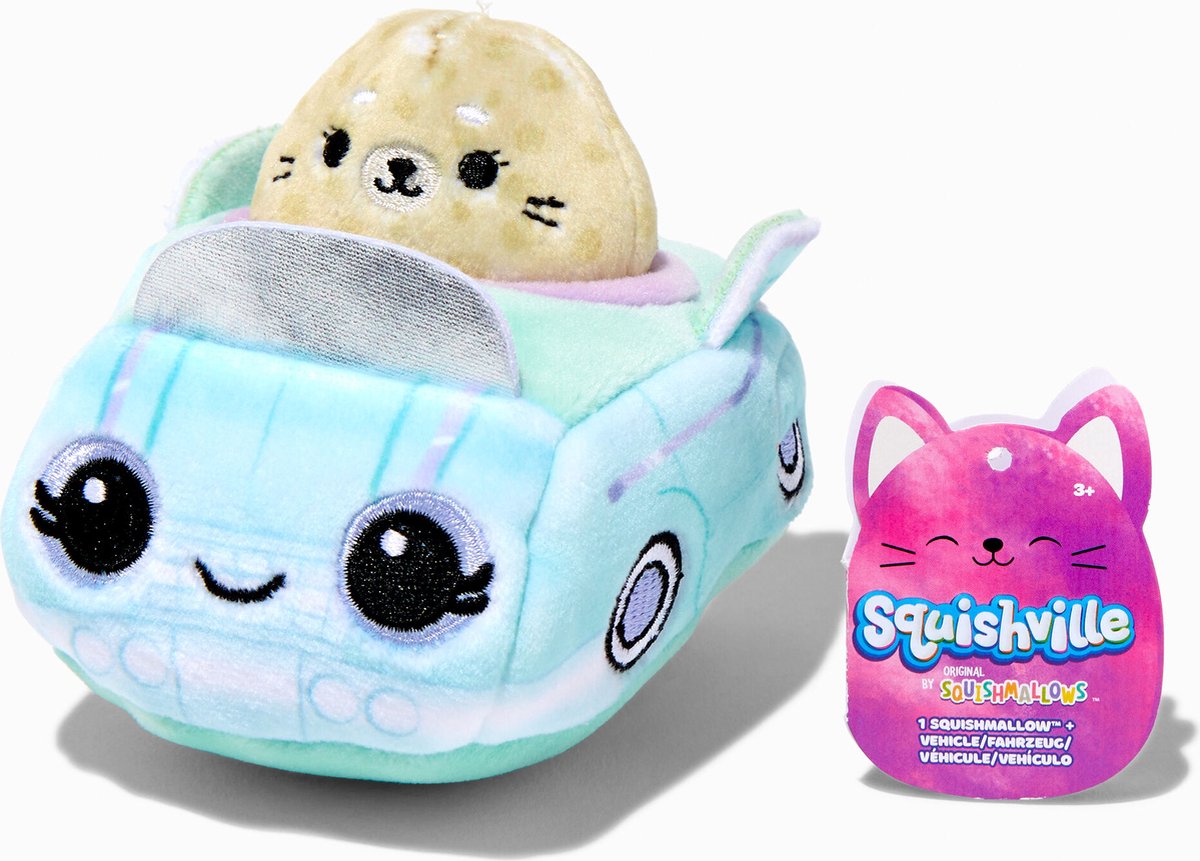 Squishville 2" Squishmallows in Vehicle - 12 stuks compleet in display ...