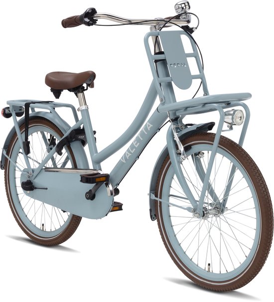 Valetta Cargo N3 - Transportfiets - Meisjesfiets - 22 inch - Mat Blauw ...