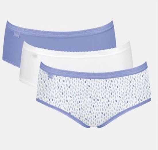SLOGGI Basic-Midi Slip 3 pack BLAUW 40 | bol.com