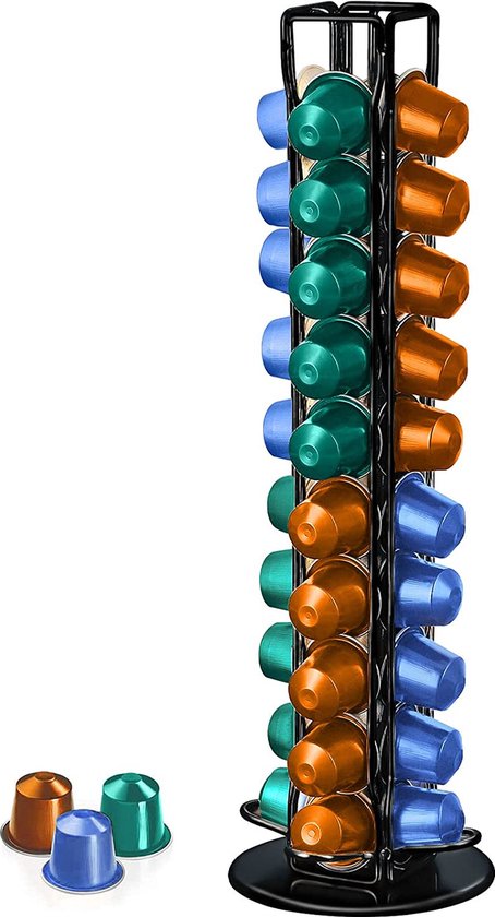Handige Koffie Capsule Houder, Houdt voor 40 Koffie Capsules. 360 ...
