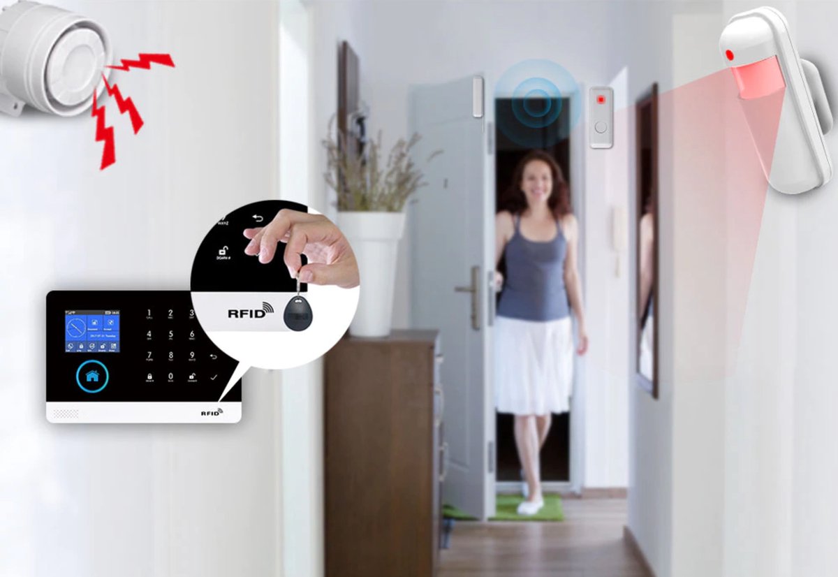 Alarmsysteem Voor Thuis | Smart Home App - Beweegsensor | Alarm ...