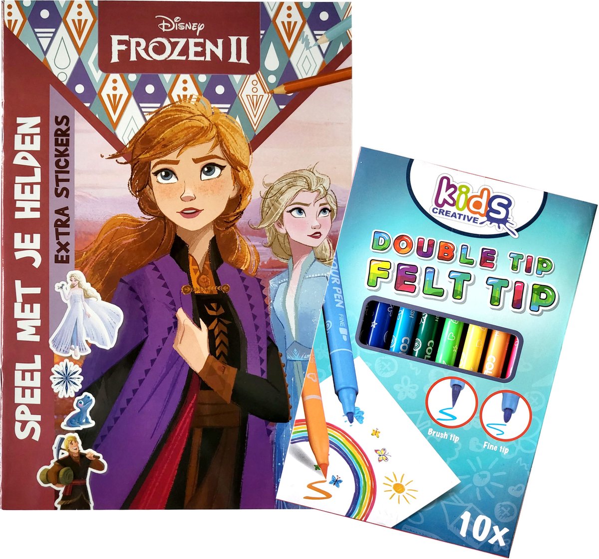 Disney Frozen - doe boek van 34 blz. incl. 2 bladzijde vol stickers ...
