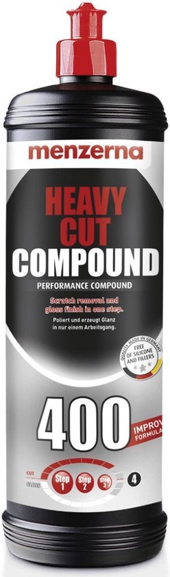 Menzerna 400 Heavy Cut Slijppasta – 1 Liter | bol