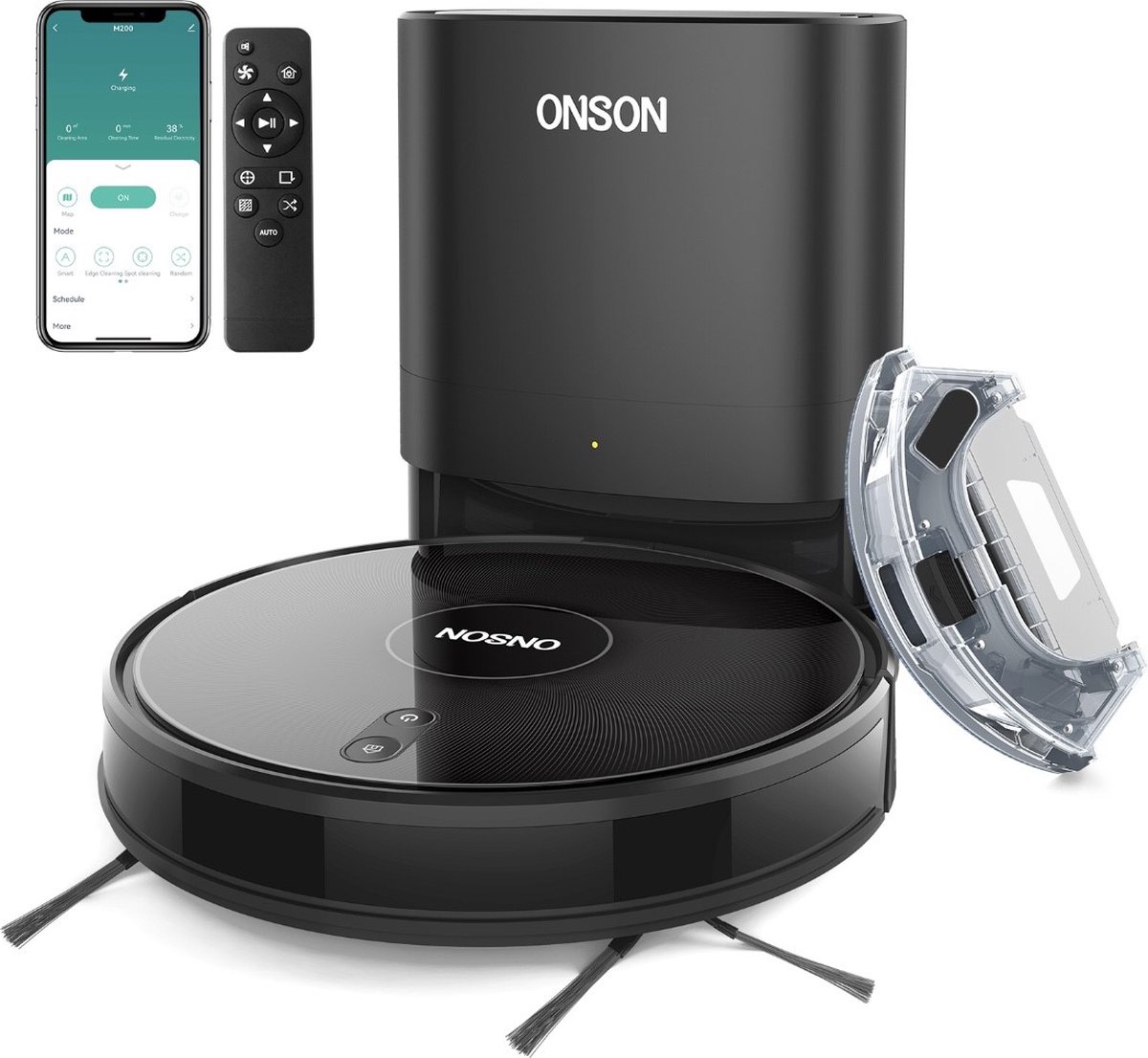 Robotstofzuiger met slimme navigatie - Automatische vuilafvoer ...