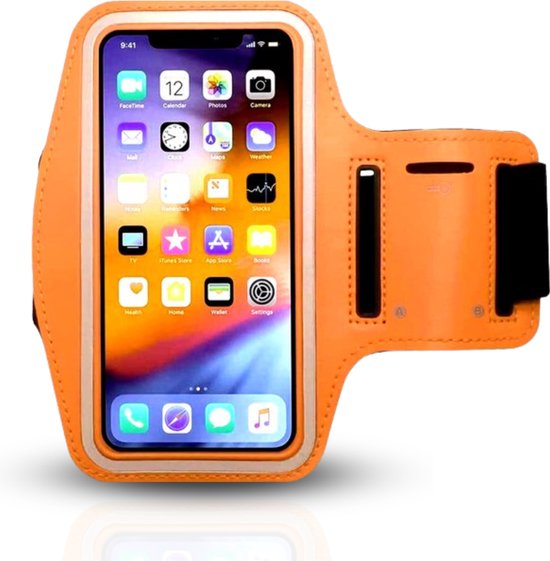 Telefoonhouder oranje - Telefoonhouder hardlopen - Hardloop ...
