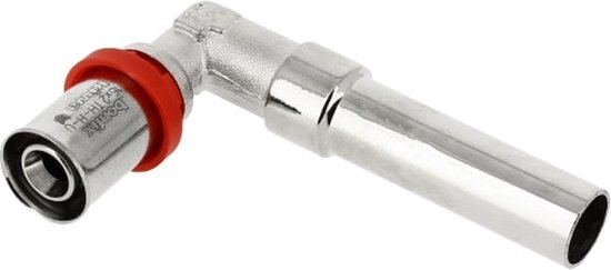 Bonfix Perskoppeling - 1x Alu-pers 1x Insteek - Kniekoppeling - 16mm x ...