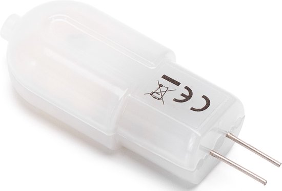 LED Lamp - G4 Fitting - Dimbaar - 2W - Helder/Koud Wit 6000K - Melkwit | Vervangt 20W | bol.com