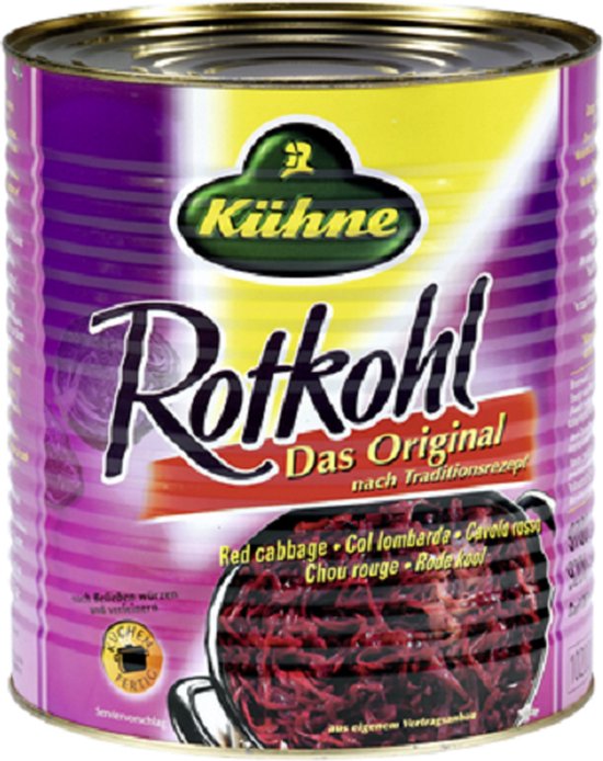 Kühne Rode Kool Origineel - 9,70 kg blik | bol